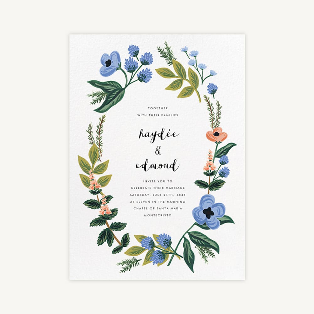 Rustic Card Rem Purple - Invitationcards